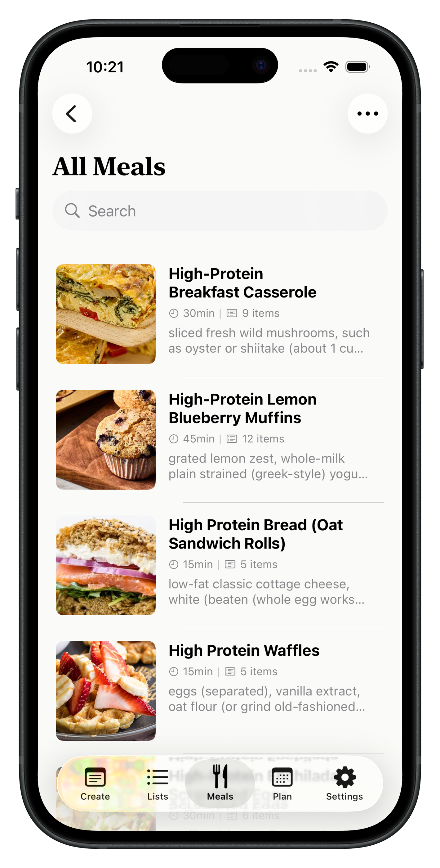 QuickList – Simple Grocery List App for iPhone